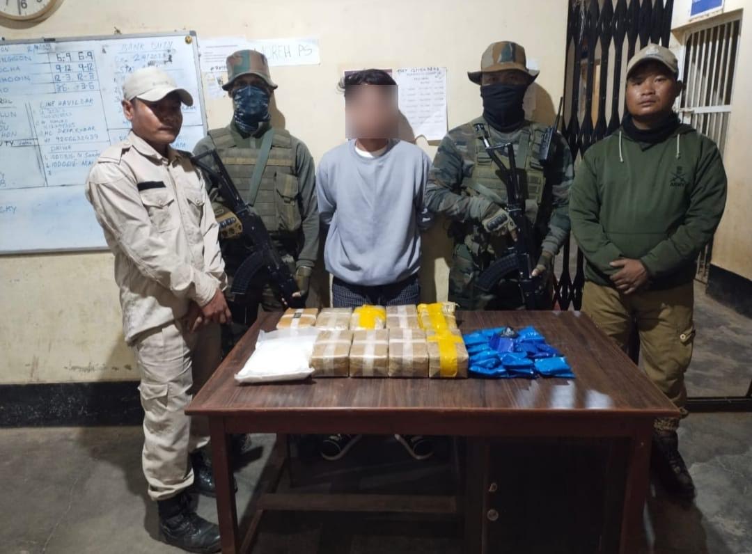 Drug worth Rs 7 cr seized in Manipur Drug worth Rs 7 cr seized in Manipur