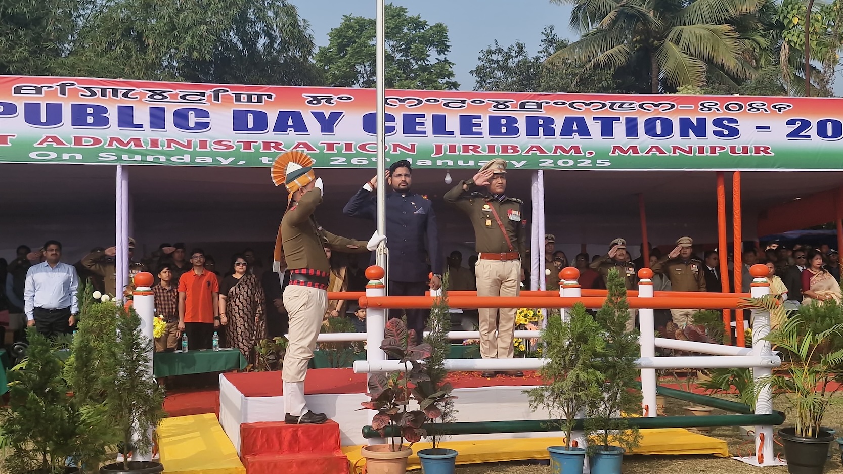 Jiribam celebrates 76th Republic Day with calls for peace and unity